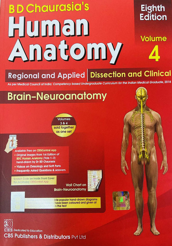 BD Chaurasia's Human Anatomy: Regional & Applied Dissection & Clinical